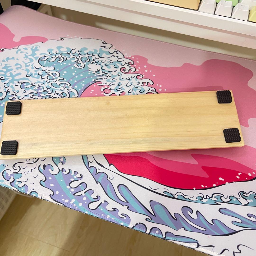 Ergonomic Solid wood Wrist Rest with Anti Slip Rubber/Mechanical ...