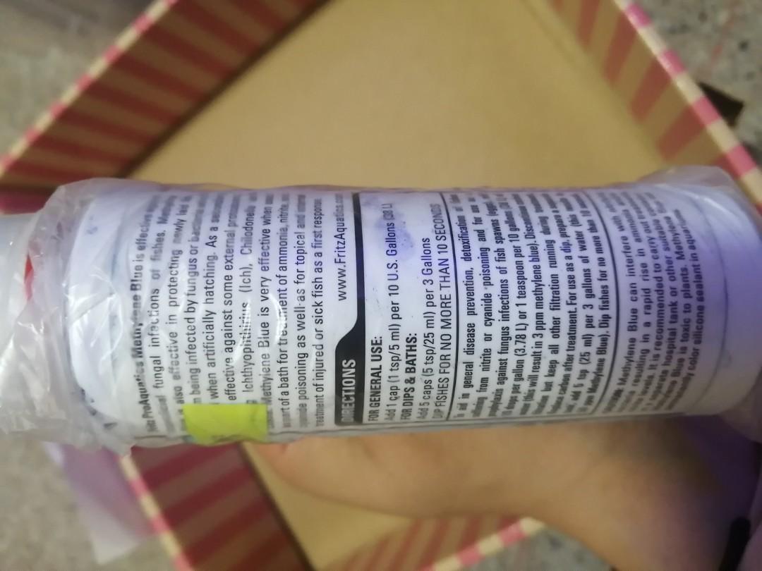 Fish medication - for betta, fresh water fishes, methylene blue, ocean ...