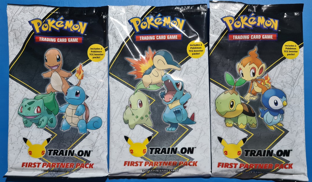 《FREE COURIER》Pokémon TCG: First Partner Pack (Kanto, Johto & Sinnoh ...