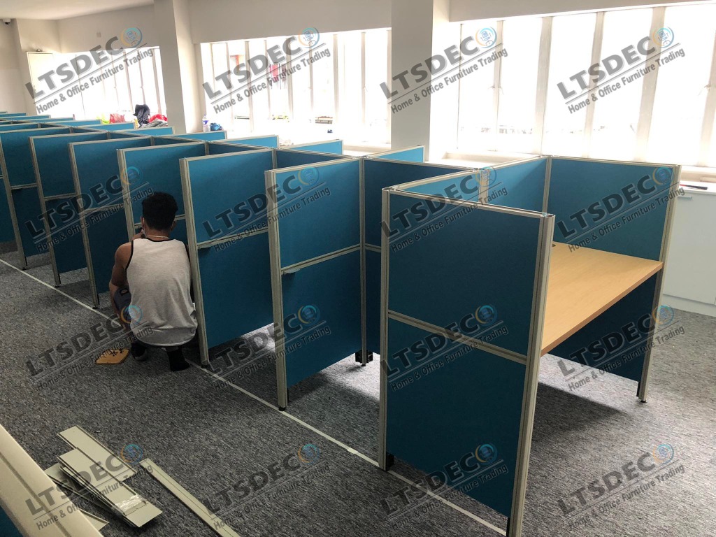 FREESTANDING PANEL OFFICE PARTITIONS, Furniture & Home Living, Office ...