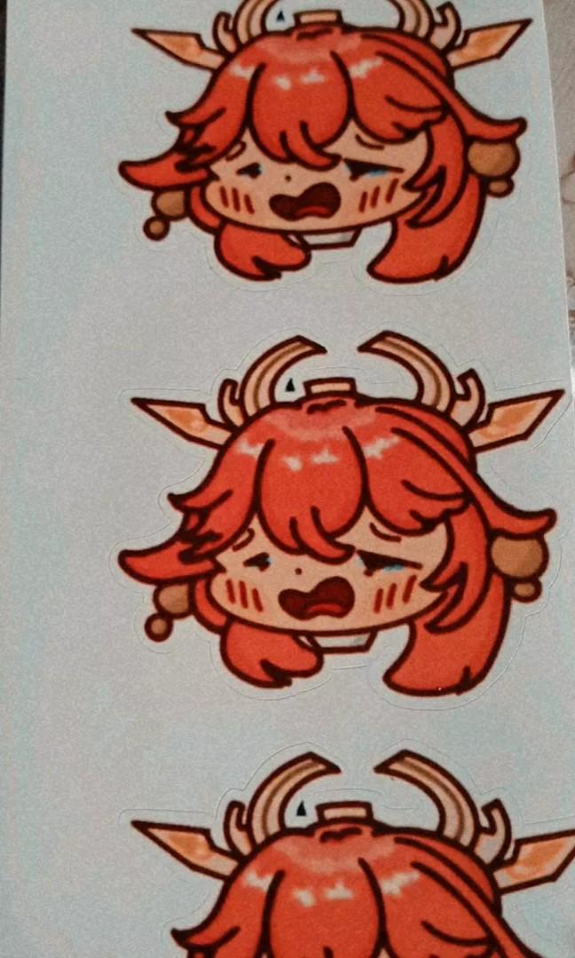 [GENSHIN IMPACT] YAE MIKO STICKER {HANDMADE}, Hobbies & Toys ...