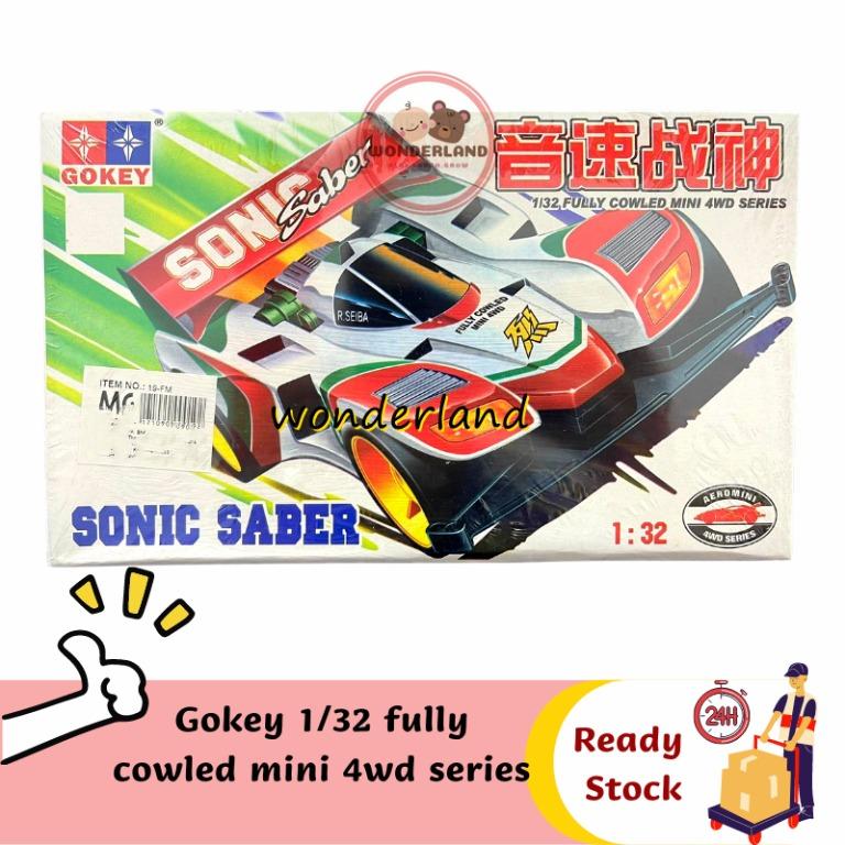 GOKEY 1:32 Fully Cowled Mini 4WD Series Kereta Jenis Tamiya Mainan ...