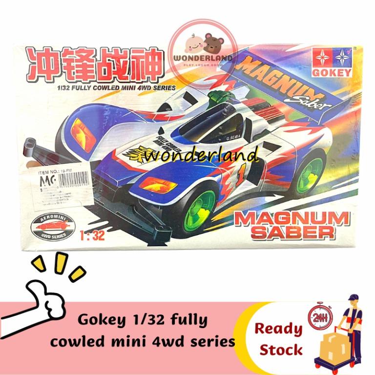 GOKEY 1:32 Fully Cowled Mini 4WD Series Kereta Jenis Tamiya Mainan ...