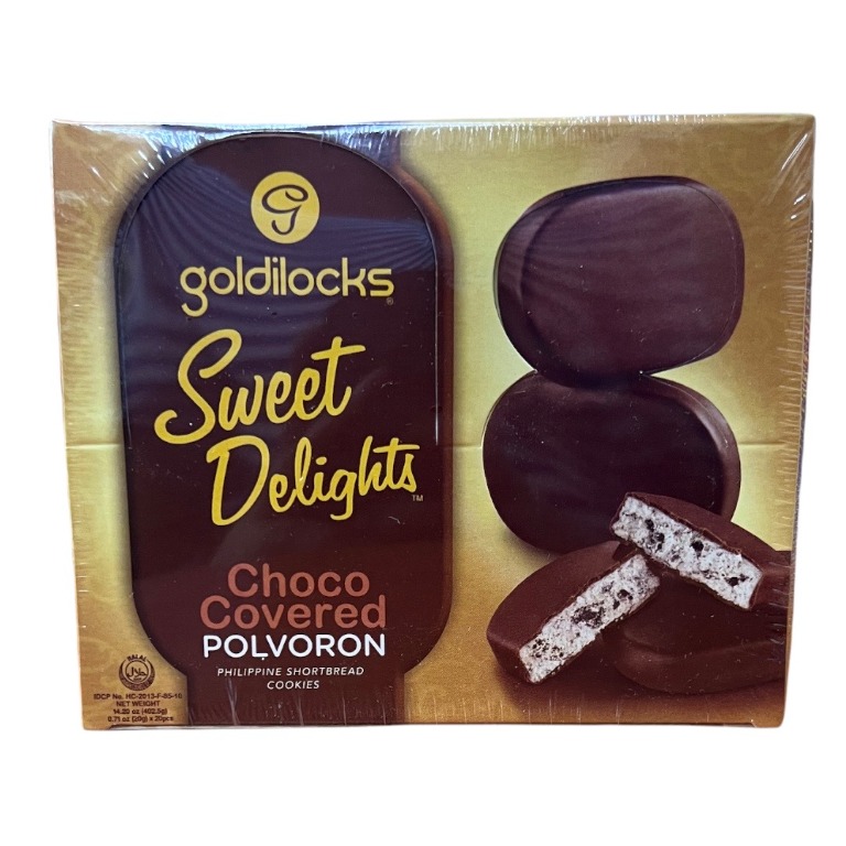 GOLDILOCKS POVLORON SWEET DELIGHT CHOCO COVERED 24 X 25G, Food & Drinks ...