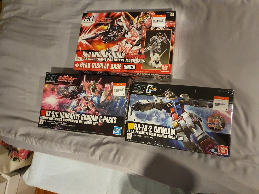 Gundam model kits Lot Unopened!!!, Hobbies & Toys, Toys & Games on ...