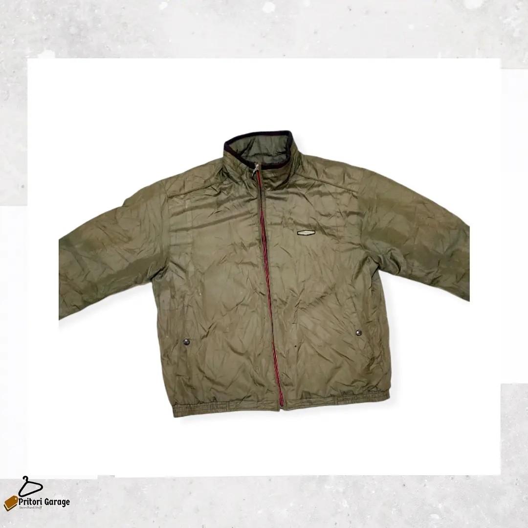 Harington Work Jacket Dunlop Motor Sport Green Army "Vintage", Fesyen ...