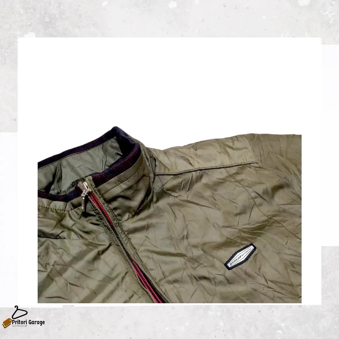 Harington Work Jacket Dunlop Motor Sport Green Army "Vintage", Fesyen ...