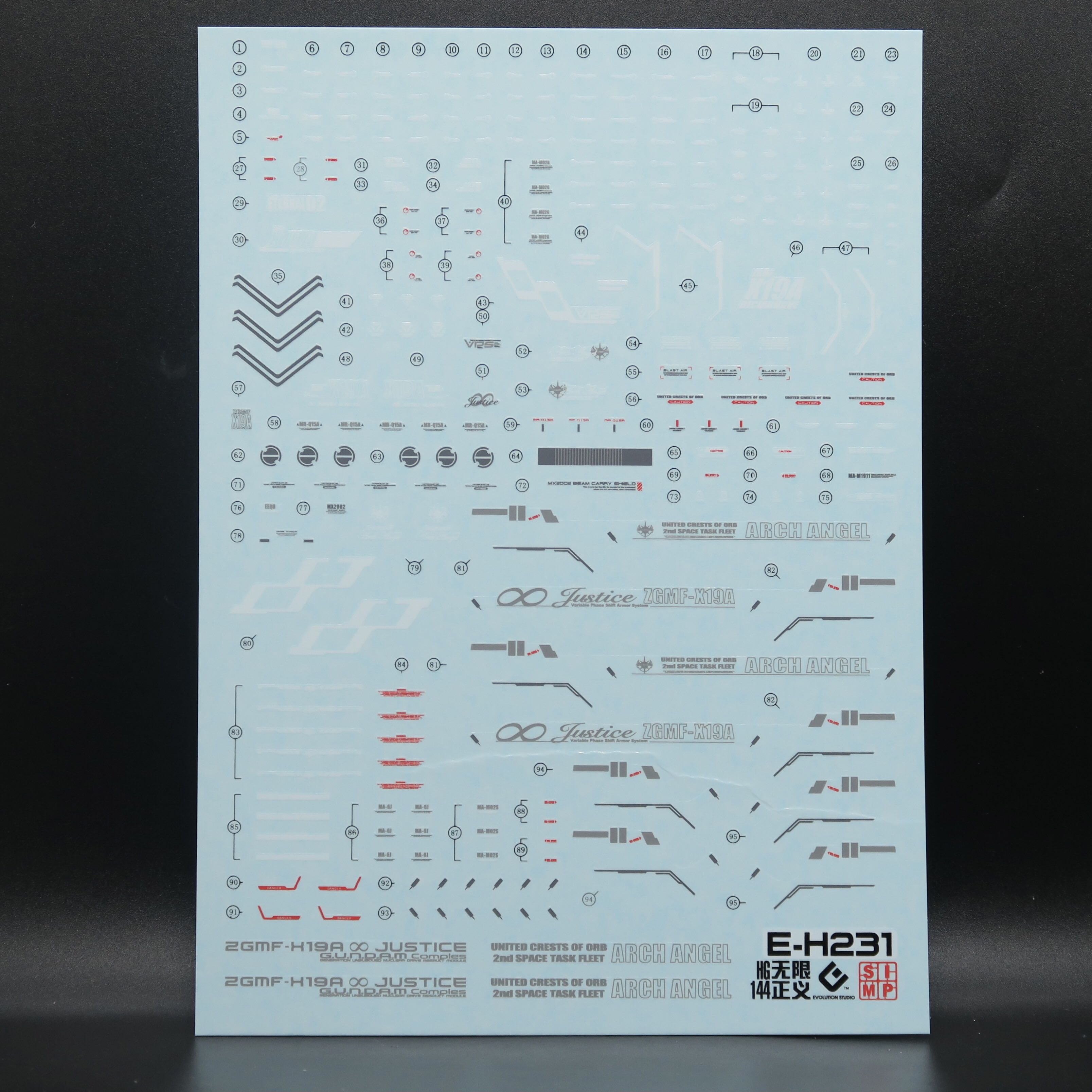 請睇info： HGCE Infinity Justice Gundam Neon Decal 無限正義高達螢光水貼, 興趣及遊戲, 玩具 ...