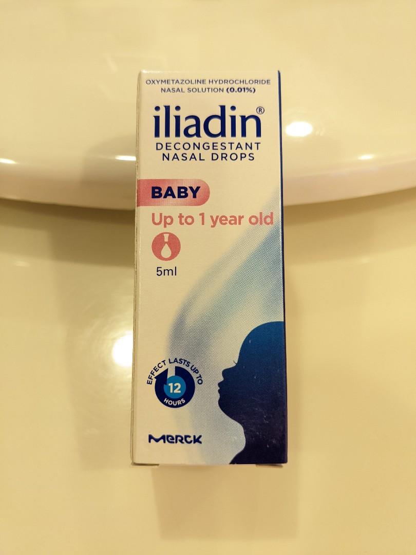 iliadin nasal drops (baby up to 1 year old), Health & Nutrition ...