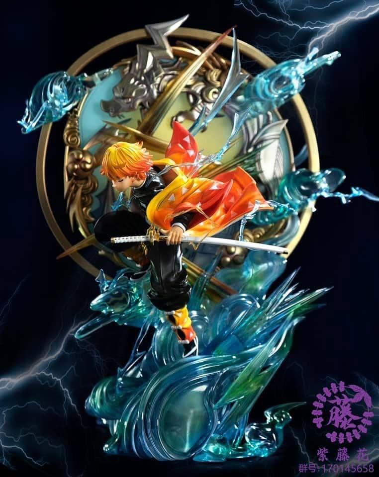 (Instock) Zenitsu GK (DX VERSION) - WISTERIA STUDIO STATUE - demon ...