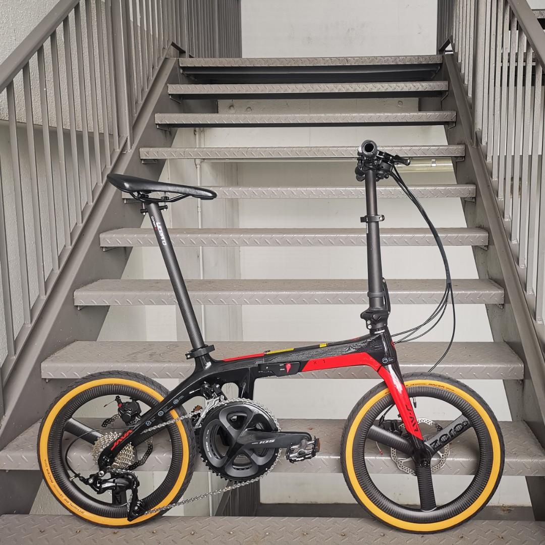 JAVA folding bike /foldable bike - X3 - 16inches 349 wheelset | carbon ...