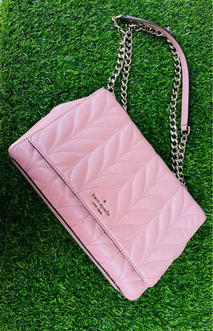 RUSH Kate Spade Medium Flap Bag -open for swap, Women's Fashion, Bags ...