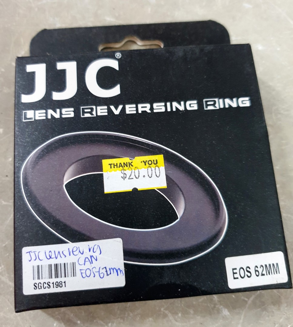 Lens reversing ring for macro photography ( Canon), Photography ...