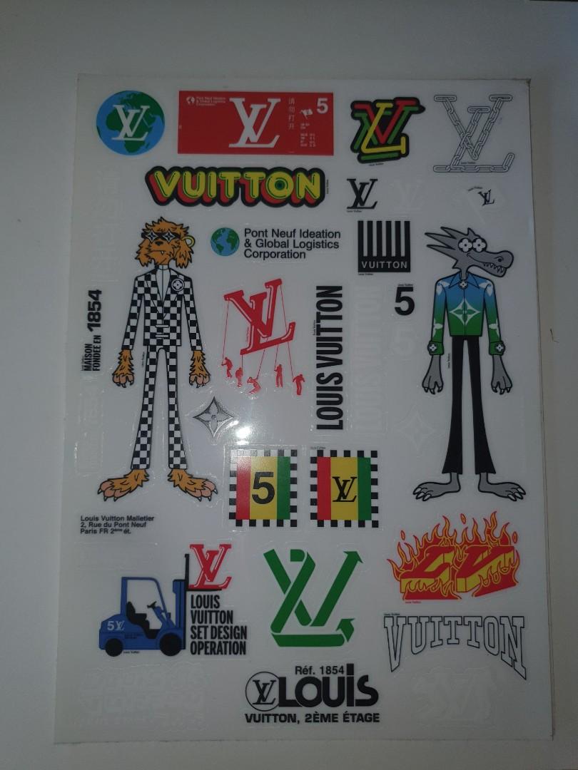 Louis Vuitton Stickers, Luxury, Accessories on Carousell