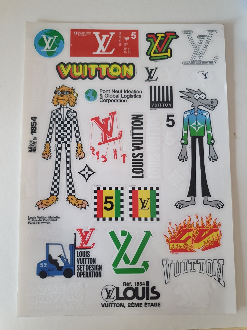 Louis Vuitton Stickers, Luxury, Accessories on Carousell