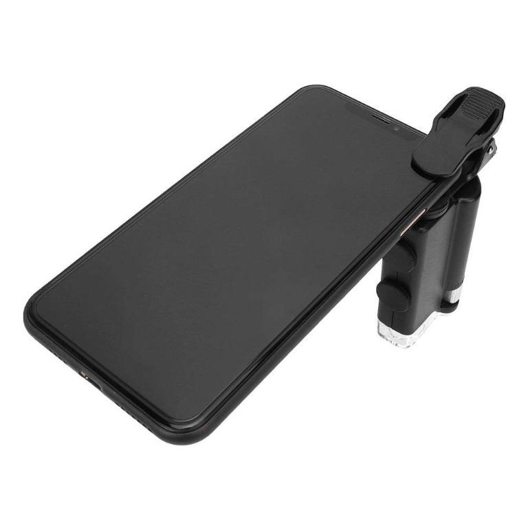 Magnifier Microscope,60-100X Portable Clip Microscope,Glass LED ...