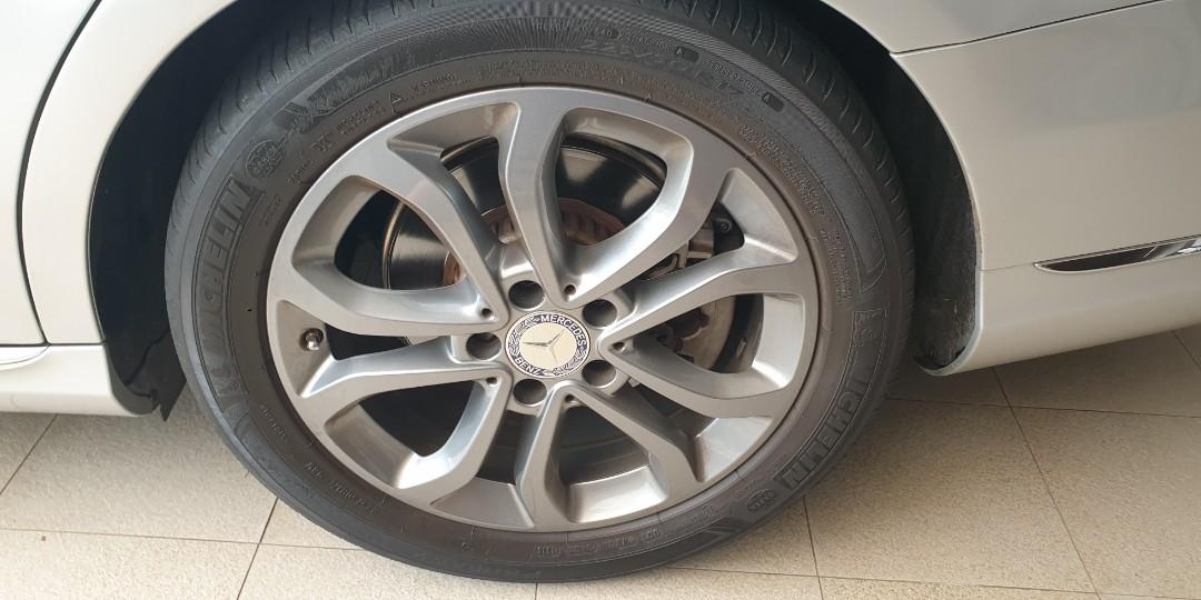 Mercedes C-Class W205 OEM 17 inch wheels rims with tyres for sale, Car ...
