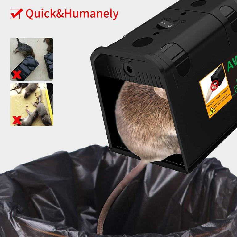Mouse Traps,Electronic Mouse Trap,Rat Trap for 100% Instant & Humane ...
