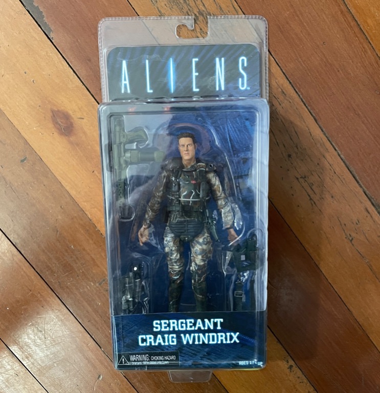 NECA Aliens Sergeant Craig Windrix Colonial Marine MOC, Hobbies & Toys ...