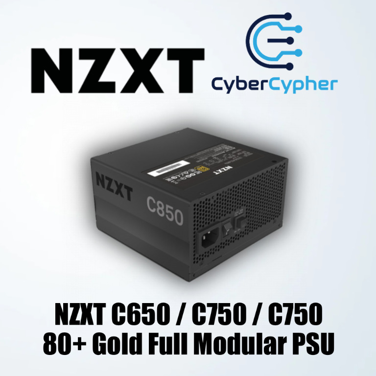 NZXT C650/C750/C850 (650W/750W/850W) Gold Full Modular PSU, Computers ...