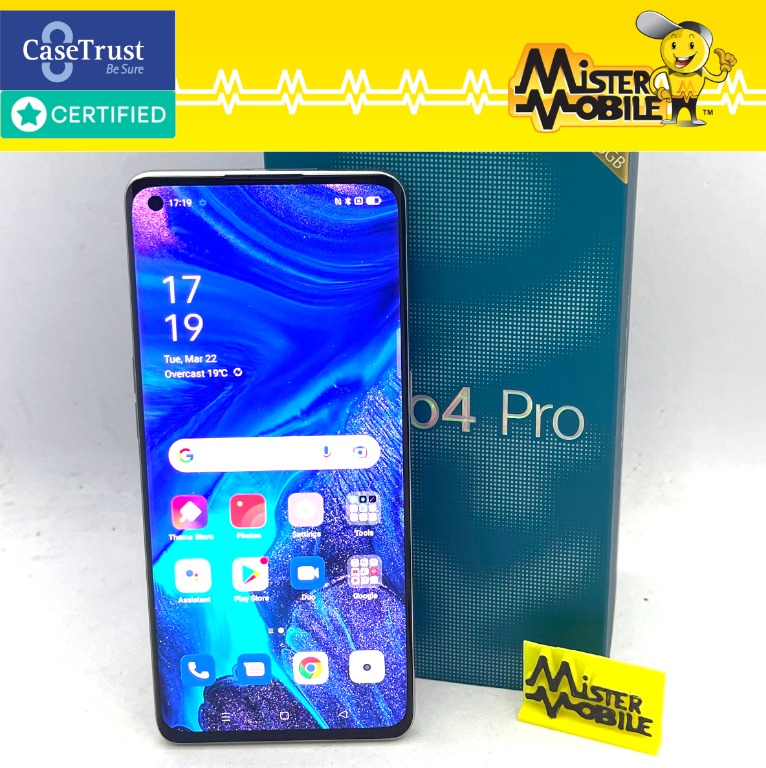 OPPO Reno 4 Pro 256 256GB Silky White Used Local, Mobile Phones ...
