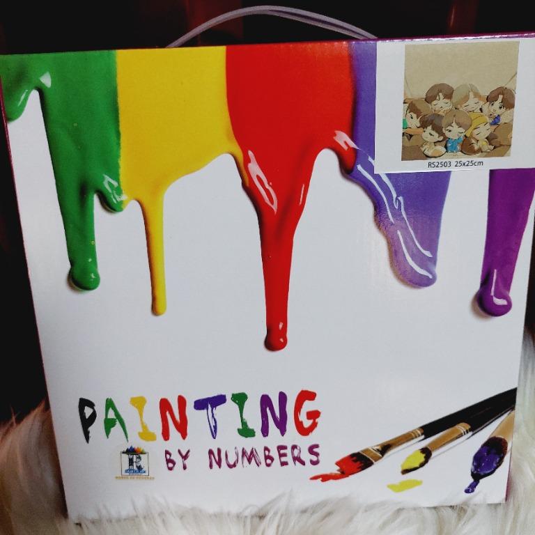 Paint By Numbers BTS Life Goes On, Hobbies & Toys, Stationary & Craft ...