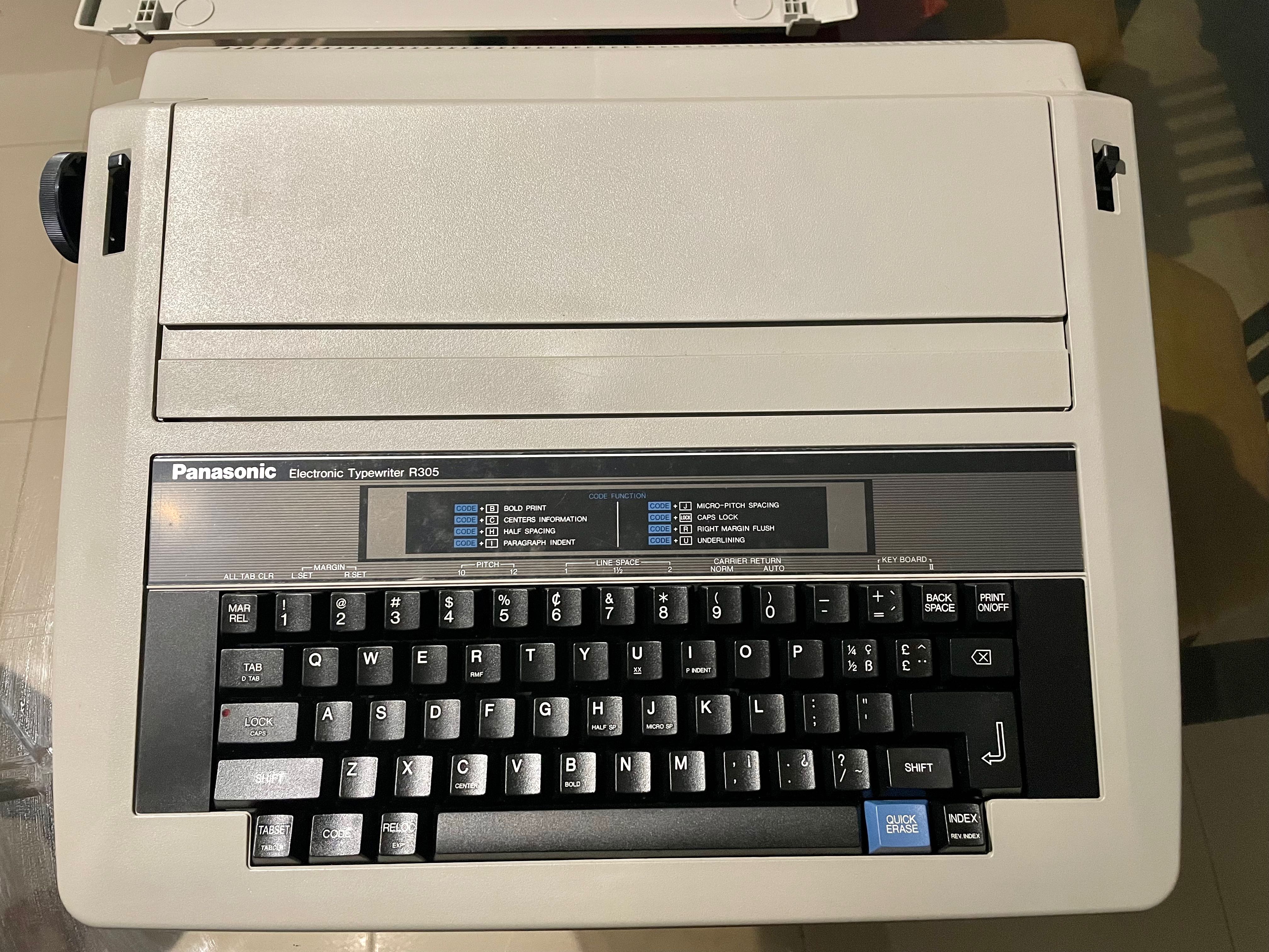 Panasonic Electronic Typewriter, Computers & Tech, Printers, Scanners ...