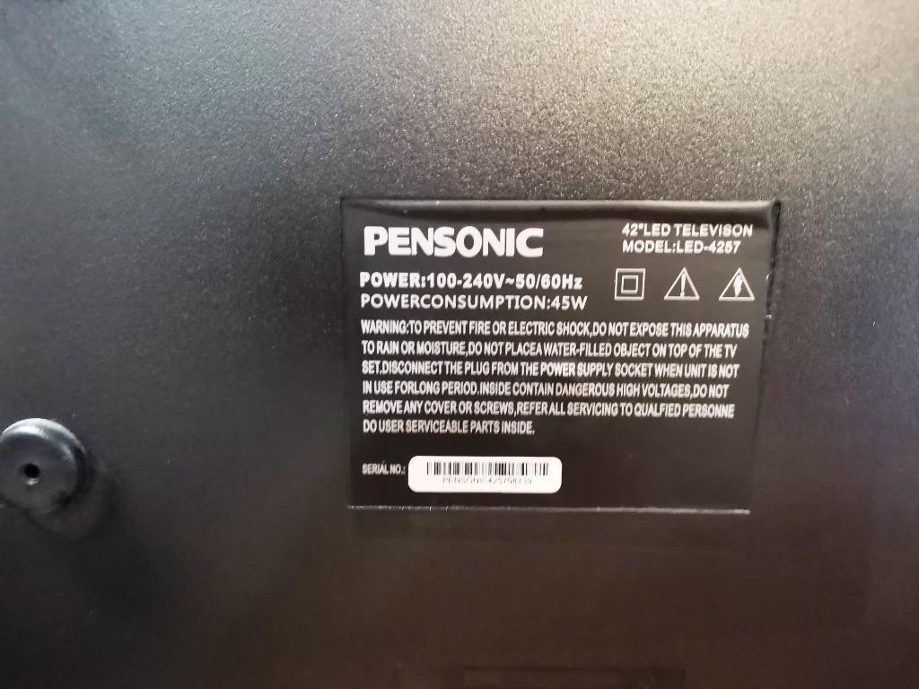 Pensonic 42" LED 4257 Smart TV with Platinum M10 PTSB-80 Soundbar, TV ...