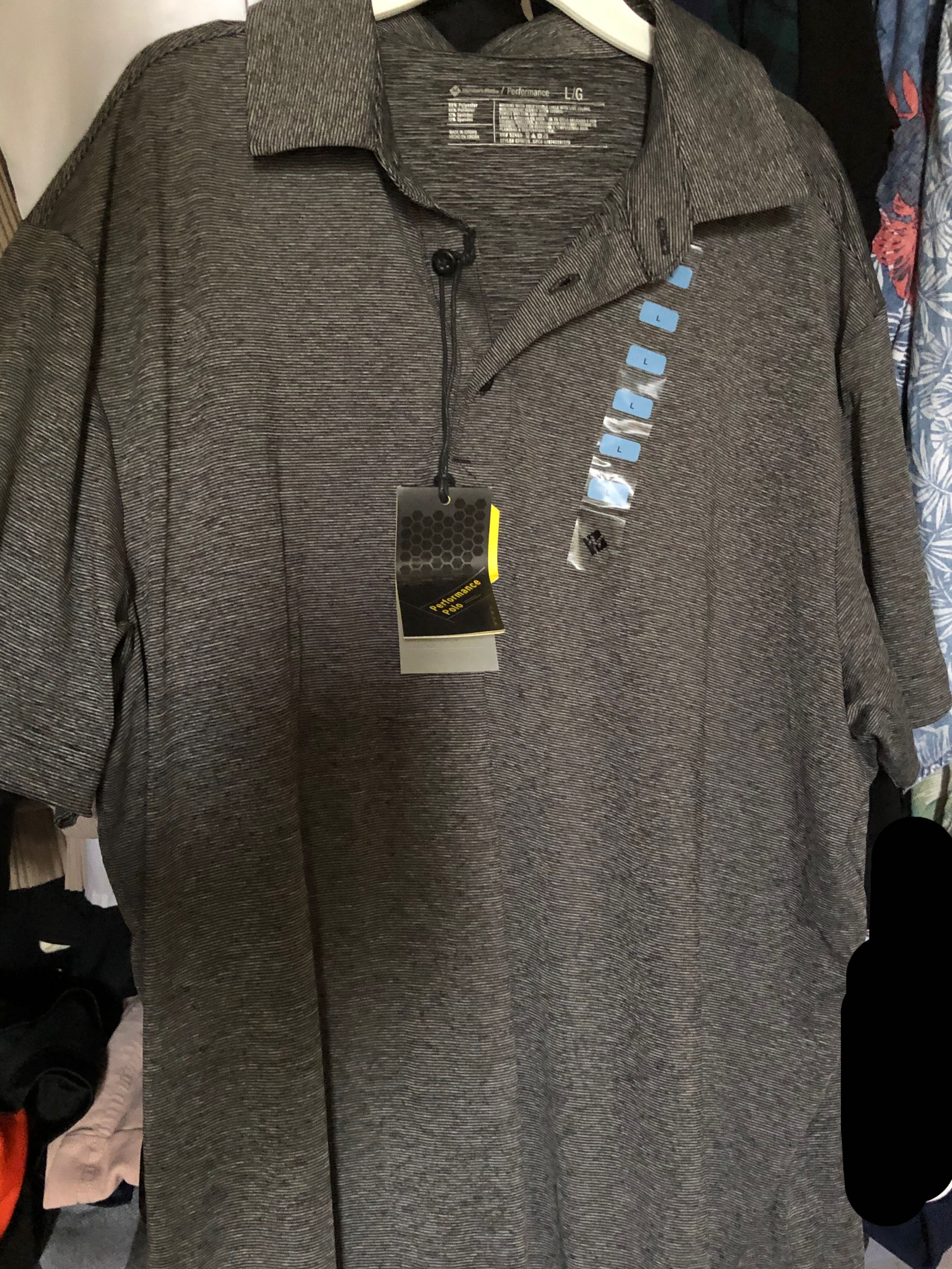 Performance polo dri fit member’s mark BRAND NEW large with tag, Men's ...