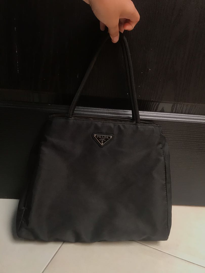 PRADA VINTAGE | PRADE NYLON BAG | PRASA NYLON TOTE | PRADA AUTHENTIC, Fesyen Wanita, Tas ...