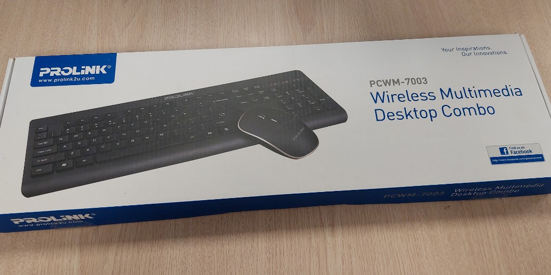 Prolink Wireless Multimedia Desktop Combo, Computers & Tech, Parts ...