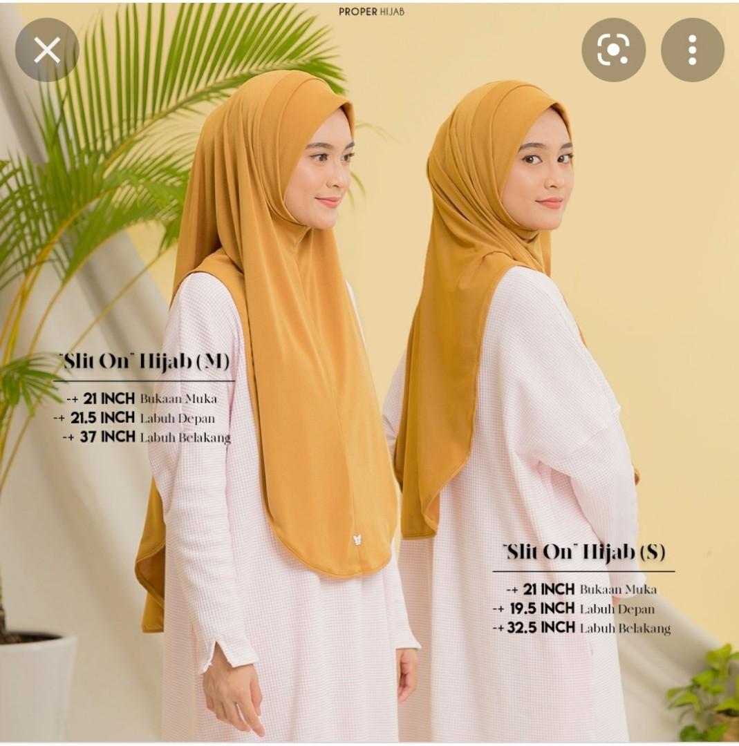 Proper hijab, Women's Fashion, Muslimah Fashion, Hijabs on Carousell