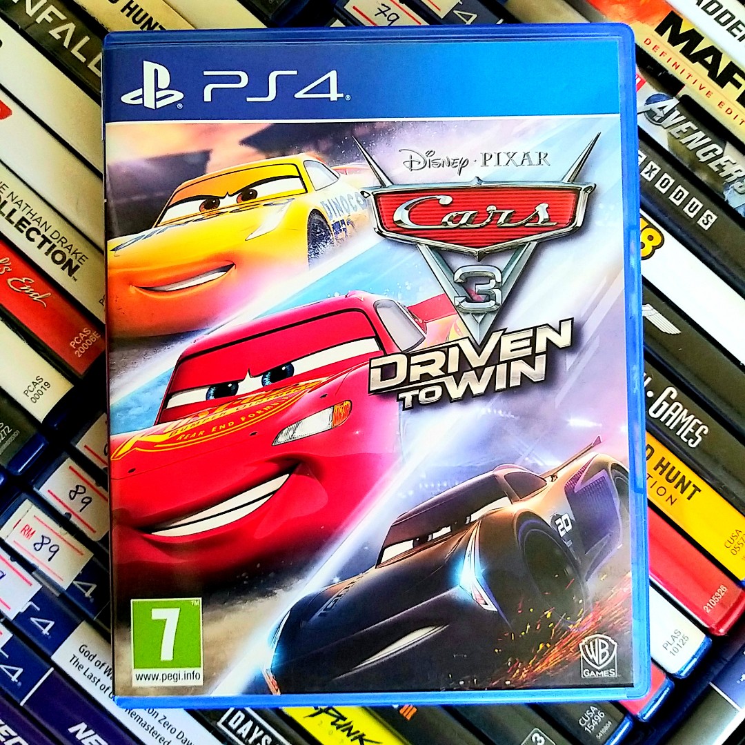 PS4 Cars 3: Driven to Win [USED], Video Gaming, Video Games on Carousell