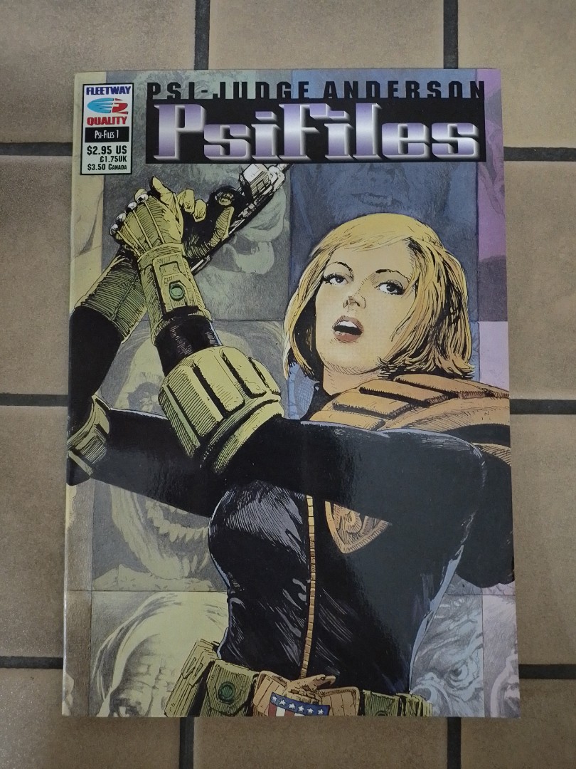 Psi-Judge Anderson: Psi-Files Issue # 1 ( Arthur Ranson - Cover Art ...
