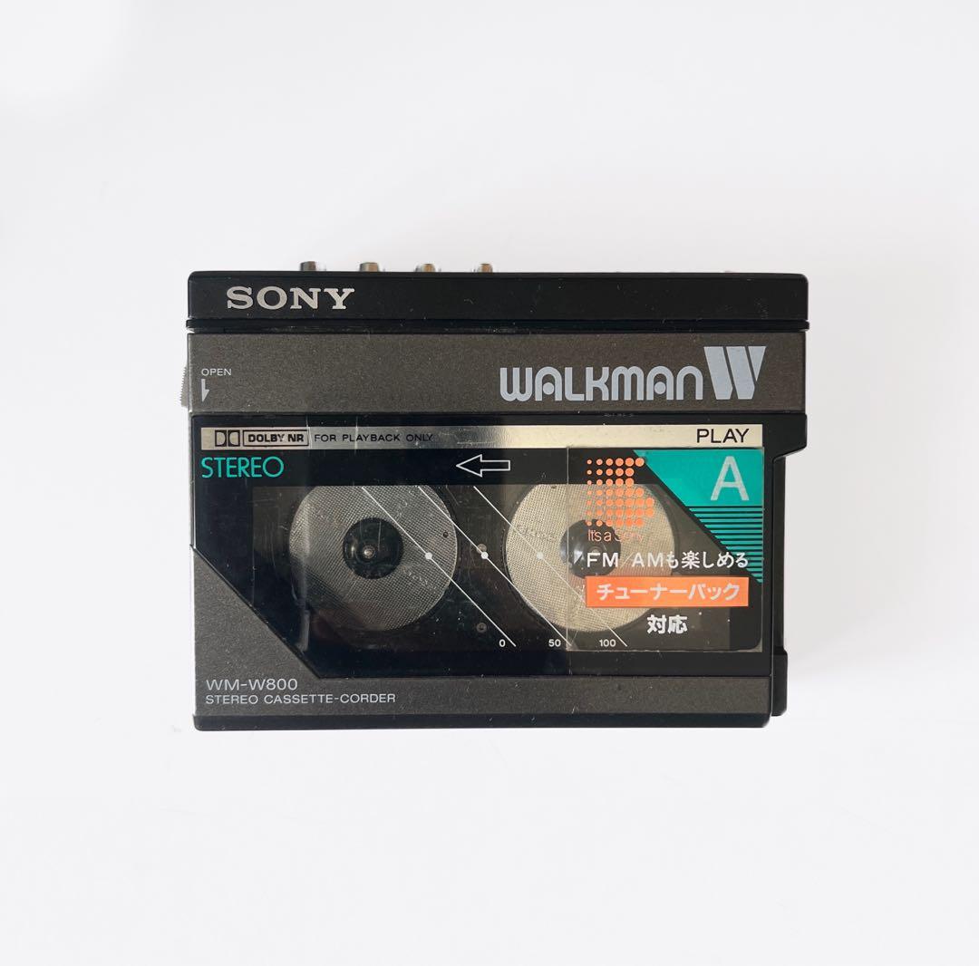 Rare Sony WM-W800 Walkman Double Cassette Player, Hobbies & Toys ...
