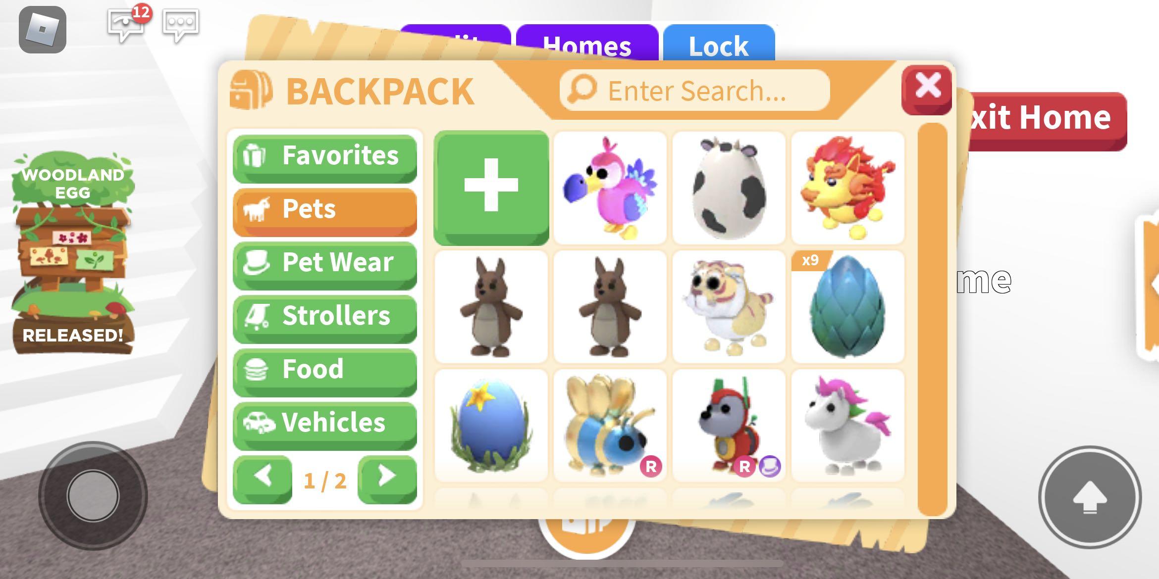 Roblox adopt me pet inventory, 電子遊戲, 電子遊戲, 其他 - Carousell