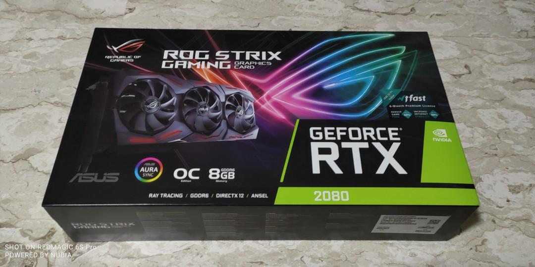 RTX 2080 8GB Asus ROG Strix, Computers & Tech, Parts & Accessories ...