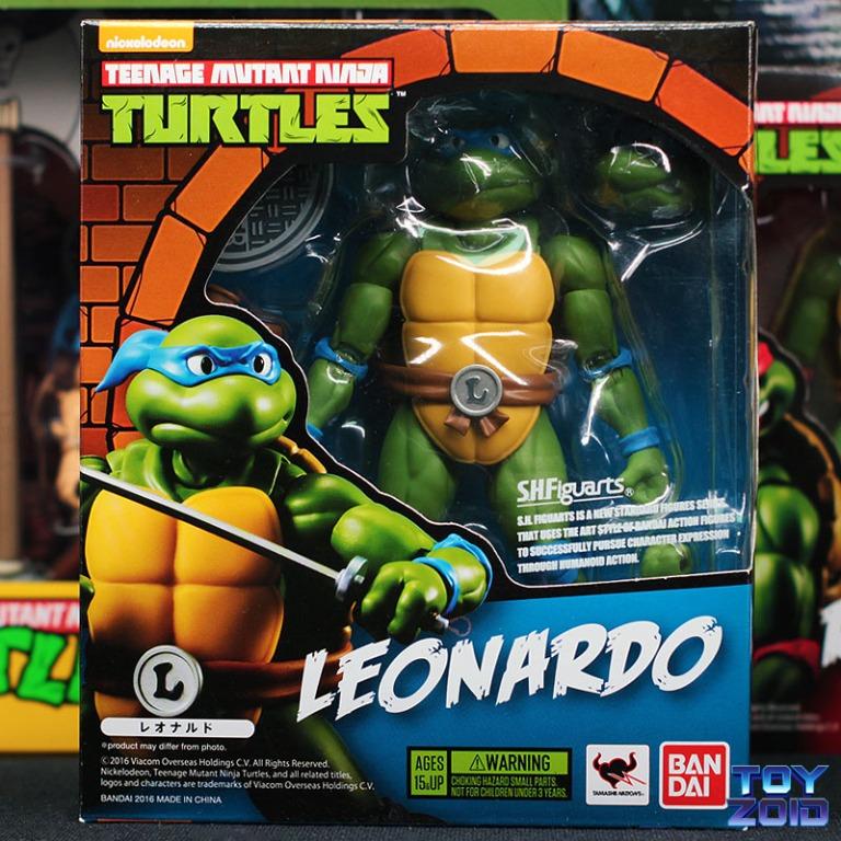 SH Figuarts Teenage Mutant Ninja Turtles TMNT Complete Set SHF Leonardo ...