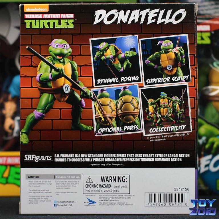 SH Figuarts Teenage Mutant Ninja Turtles TMNT Complete Set SHF Leonardo ...