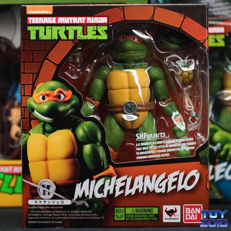 SH Figuarts Teenage Mutant Ninja Turtles TMNT Complete Set SHF Leonardo ...