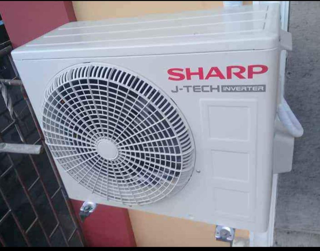 Sharp aircon Split Type Inverter 1.5hp, TV & Home Appliances, Air ...