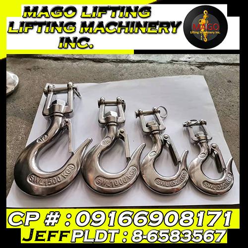 Stainless Swivel Claw Lifting Cargo Hook (0.35T - 0.65T - 1T - 1.5T ...