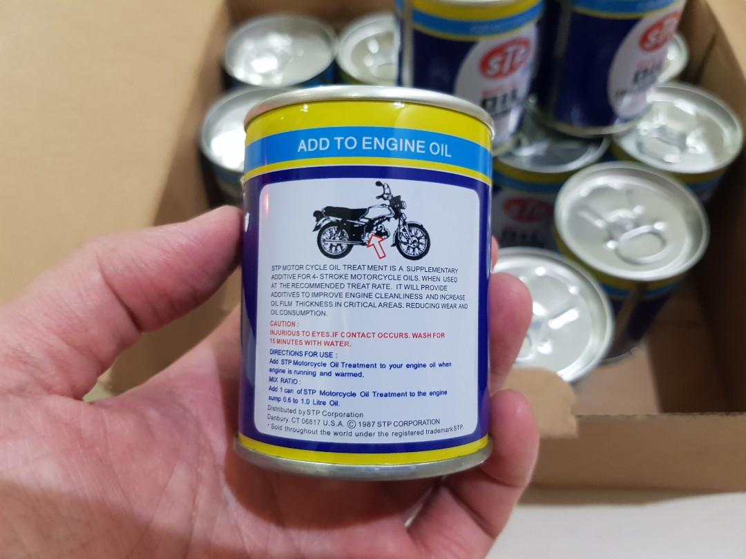 STP Motorcycle Oil Treatment 60ml, Motorcycles, Motorcycle Accessories ...