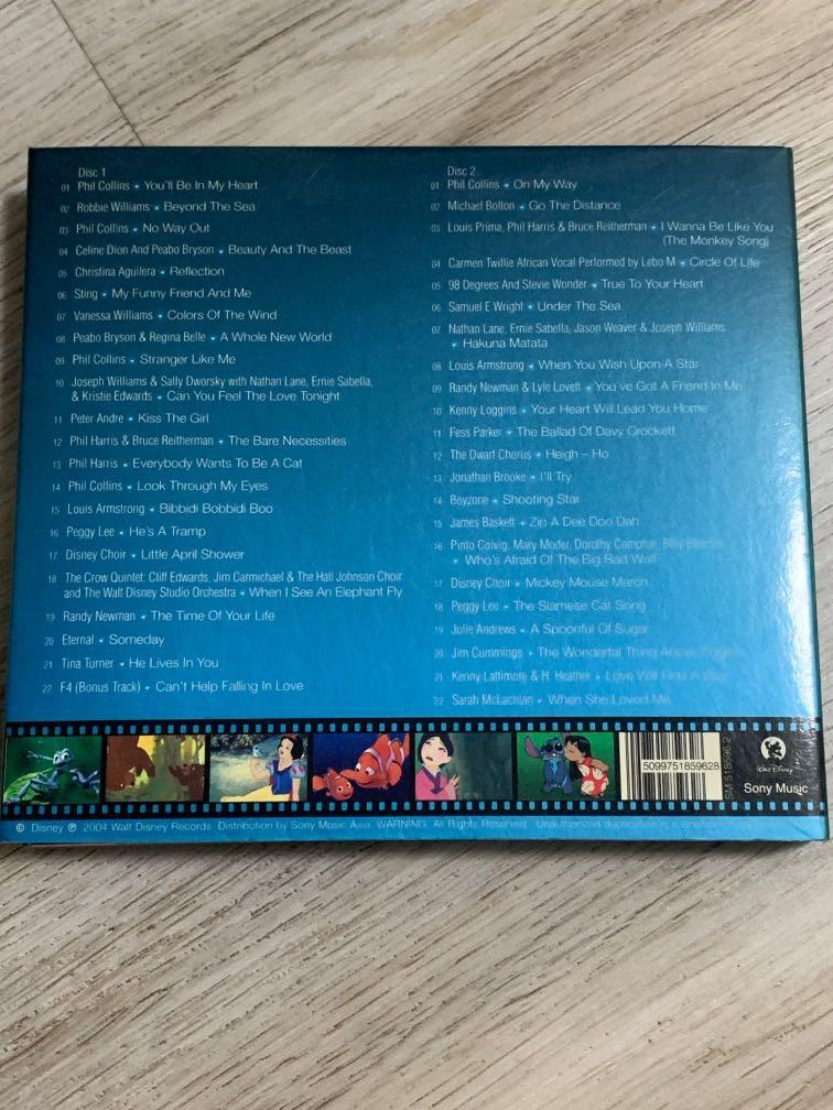 The Best Of Disney (2cd Set) Various Artists, Hobbies & Toys, Music ...