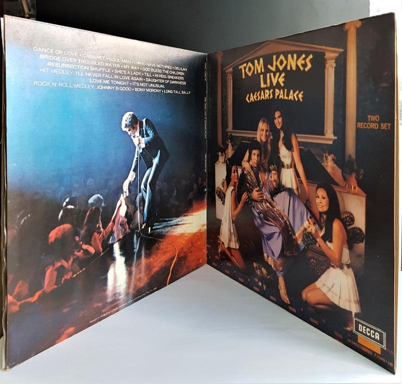 Tom Jones – Live At Caesar's Palace (2 Vinyl LP), Hobbies & Toys, Music ...
