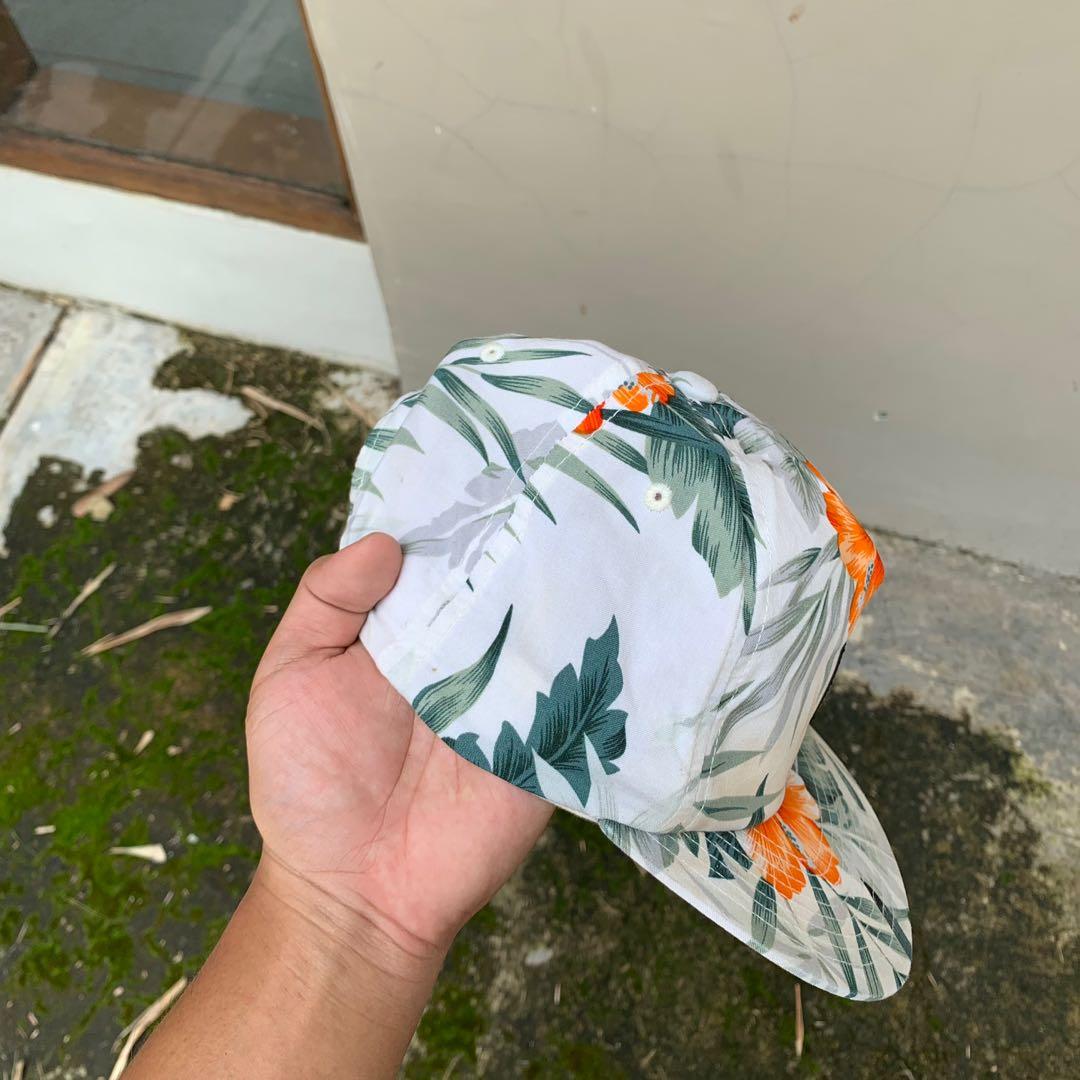 Topi 6 Panel Obey Hawaii Logo All Over, Fesyen Pria, Aksesoris, Topi di ...