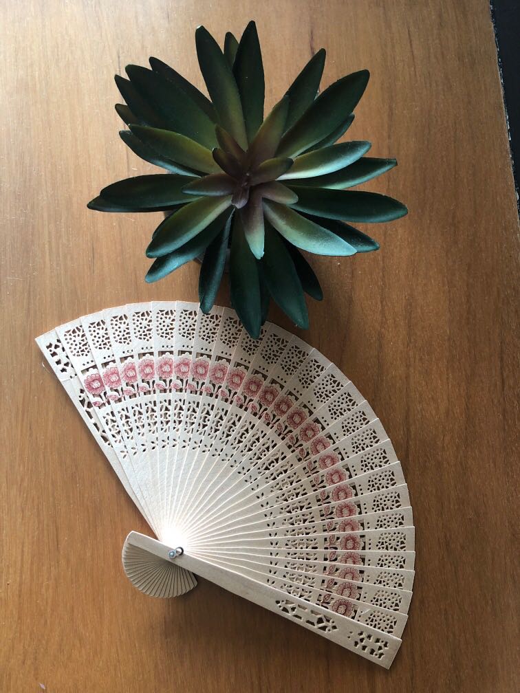 Traditional fan wooden, Furniture & Home Living, Lighting & Fans, Fans ...