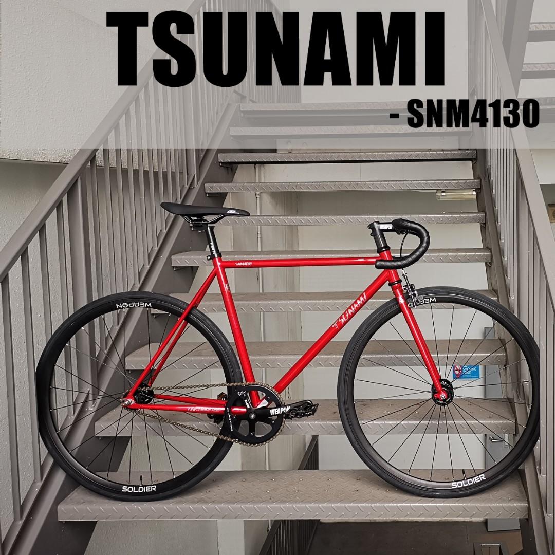 TSUNAMI fixie bike / Fixed gear / single speed bike -SNM4130 - frameset ...