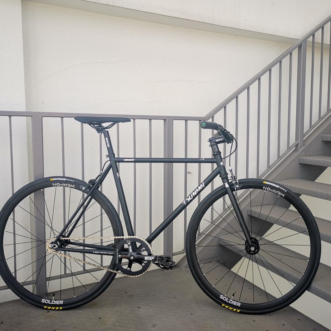 TSUNAMI fixie bike / Fixed gear / single speed bike -SNM4130 - frameset ...