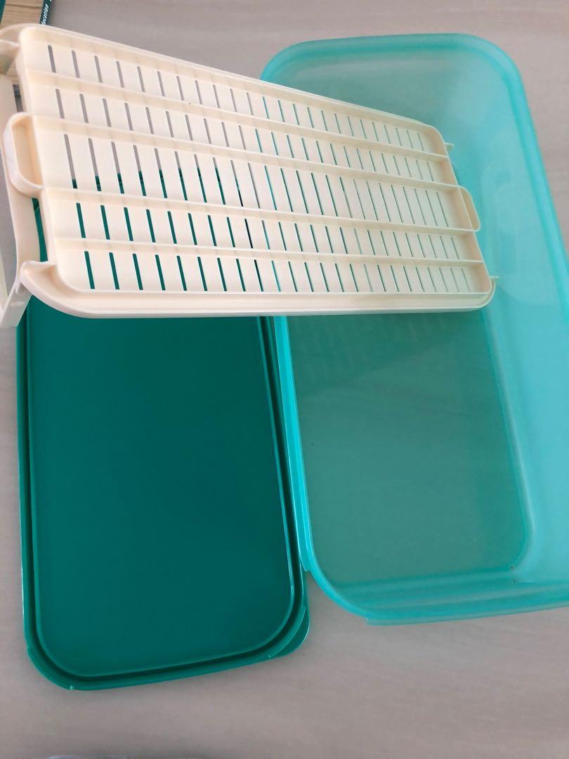 Tupperware Cool Crisper (large), Furniture & Home Living, Kitchenware ...